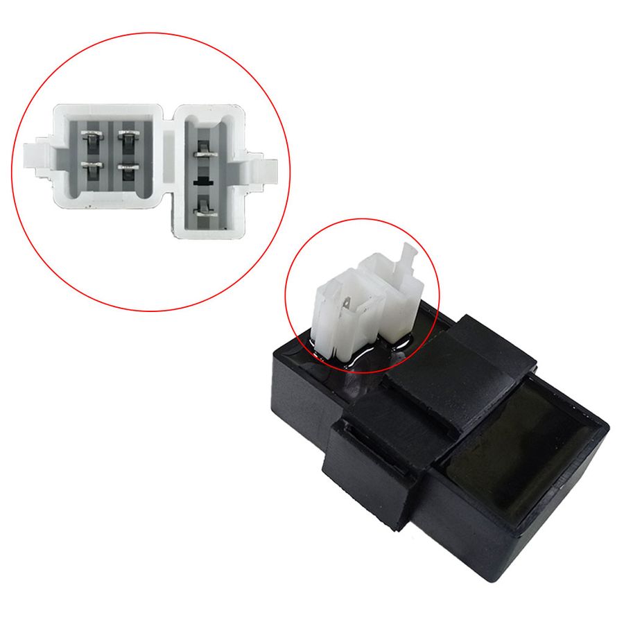 Repuestos Electricas Cdi 6 Pin Dc Socket Cuadrado Electronico Cg200 ...