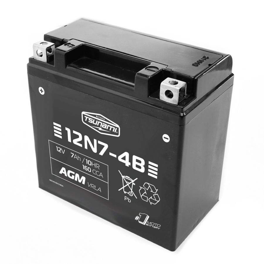 Baterias Bat 12v-7ah (+ -) (L135-A76-H123) 12n7-4b (Agm) | Moxal Ecuador
